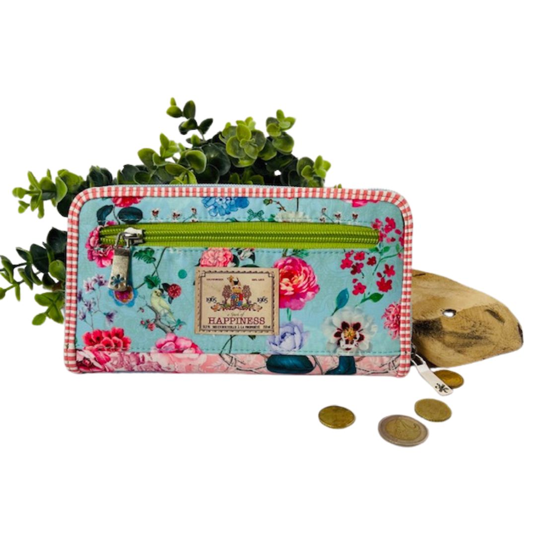 Portemonnee dames - Jasmin Pink Blue kopen? - Bastaa!