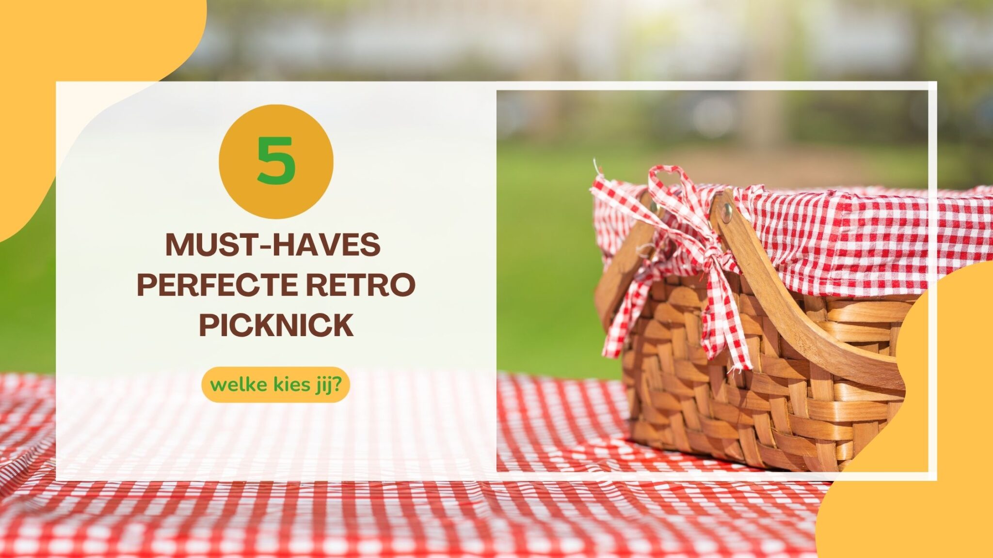 5 Must-haves voor de perfecte retro picknick - Bastaa!